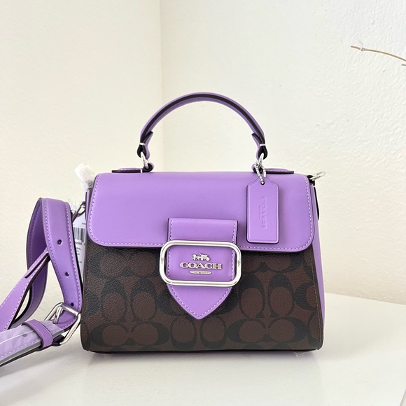 Coach | Bags | Coach Morgan Top Handle Satchel In Signature Canvas ...